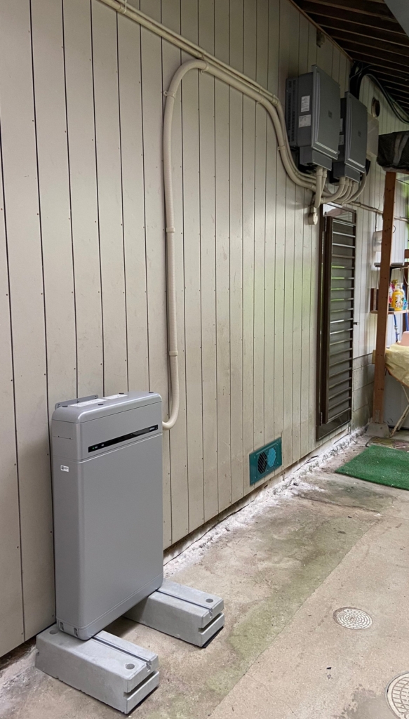 岡山県で蓄電池の施工事例 オムロン マルチ蓄電パワーコンディショナ KPBP-Aシリーズ | みんなの電気屋 株式会社大光